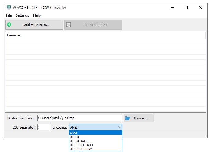  VovSoft XLS To CSV Converter 2 3 